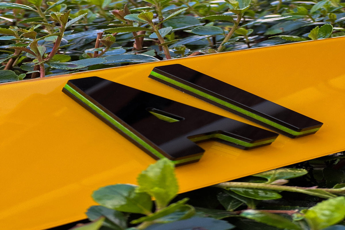 4D Black Oreo Number Plates (SHOW PLATES) – A1 CUSTOMS UK