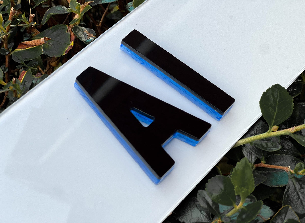 5D - 9MM Number plates (SHOW PLATES) – A1 CUSTOMS UK