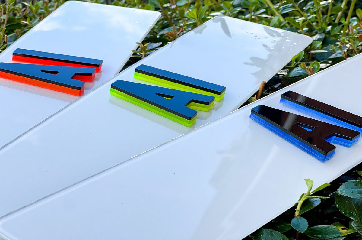 5D - 9MM Number plates (SHOW PLATES) – A1 CUSTOMS UK