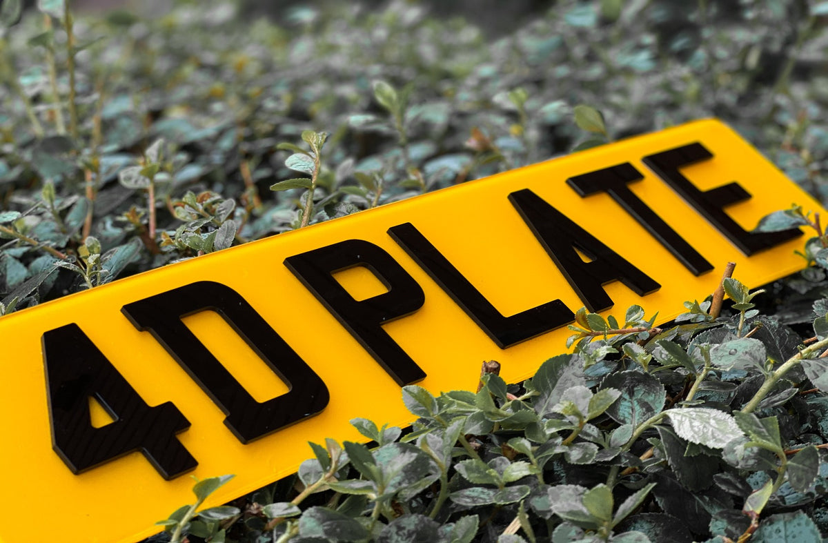 4D number plates Road Legal – A1 CUSTOMS UK